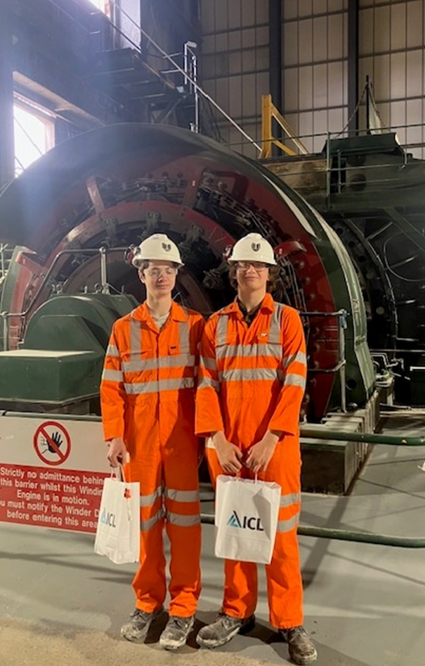 Next to the winder - The World's Only Polyhalite Mine | ICL Boulby